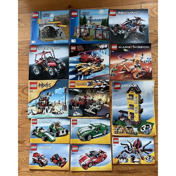 Lego | Toys | Lego Instruction Book Lot Of 4 6253 8898 848 8159 7697 ...